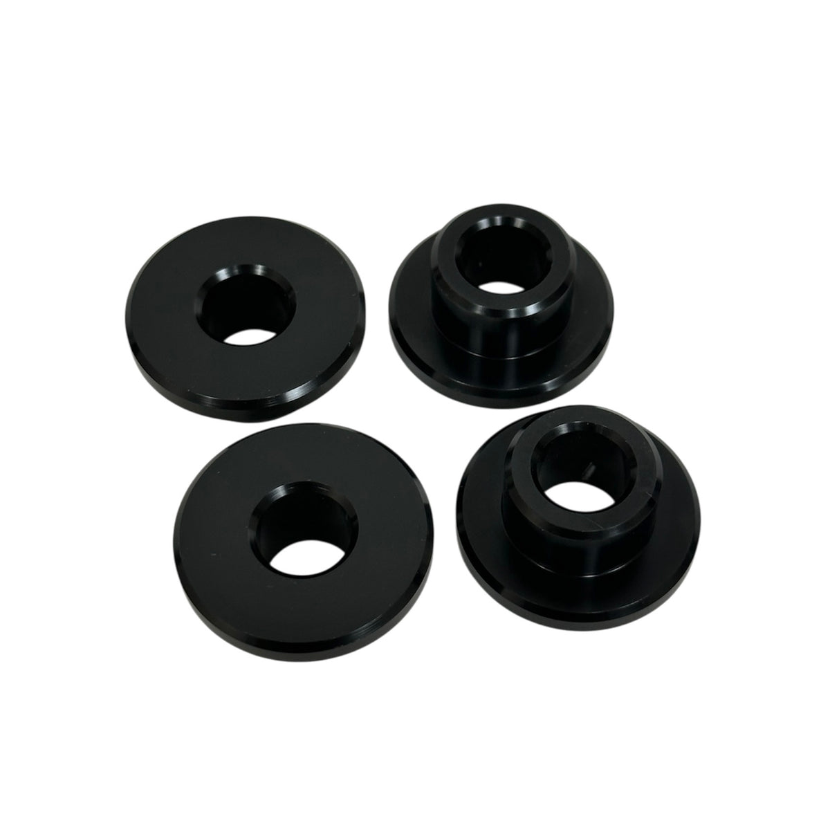 #103060B, Solid Mount Billet Riser Bushing kit, Black Anodize, M8 Soft ...